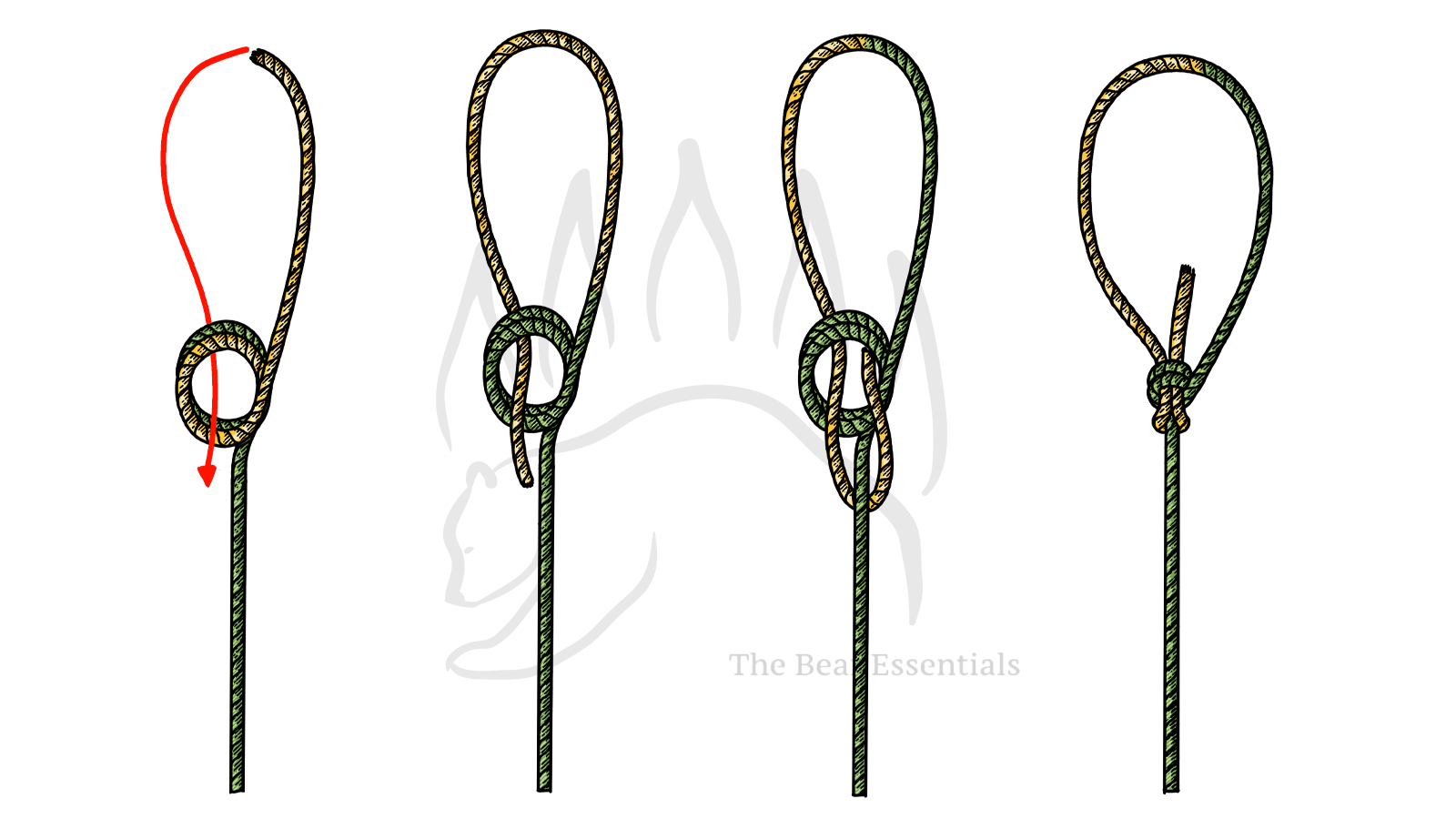 How to Tie the Double Bowline – The Bear Essentials Outdoors Co.