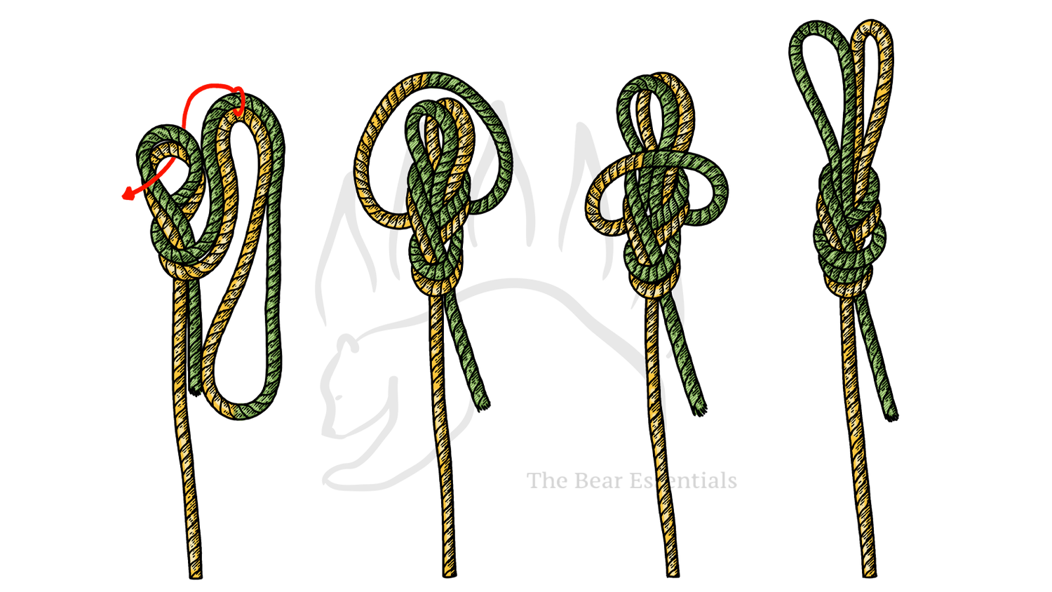 How to Tie the Double Figure Eight Loop – The Bear Essentials Outdoors Co.
