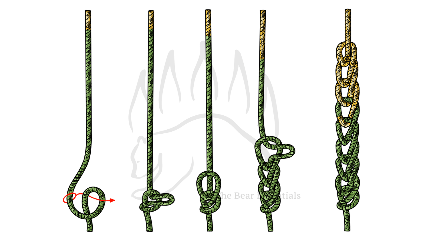How to Tie the Daisy Chain Knot – The Bear Essentials Outdoors Co.