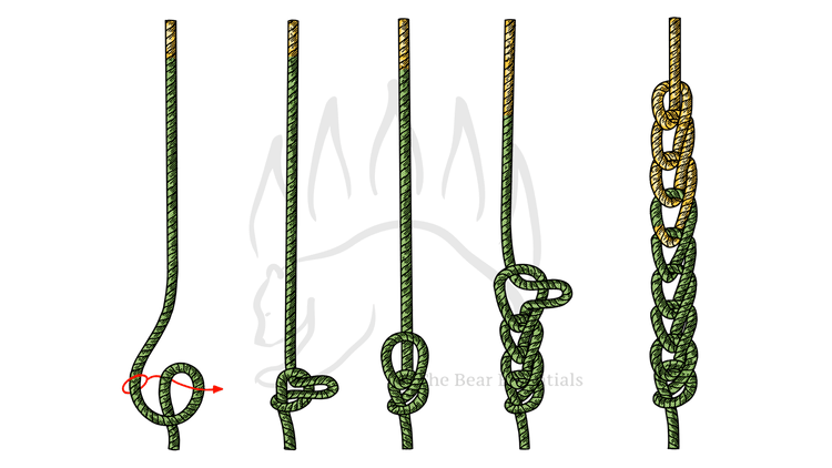 How to Tie the Daisy Chain Knot – The Bear Essentials Outdoors Co.