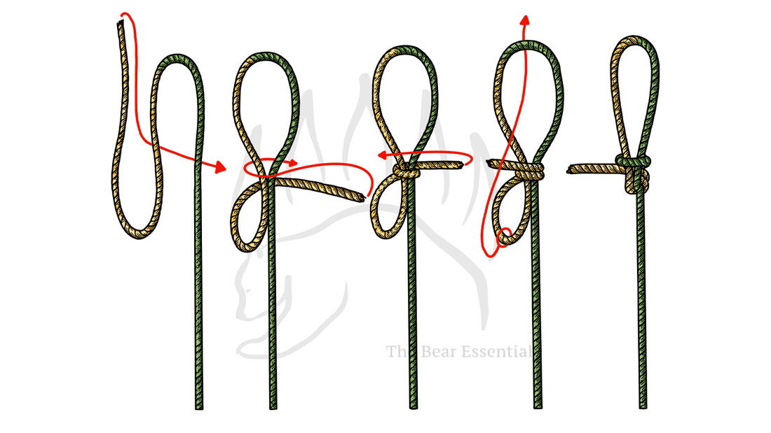 How to Tie The Double Dragon Loop Knot (Mid Line) – The Bear Essentials ...