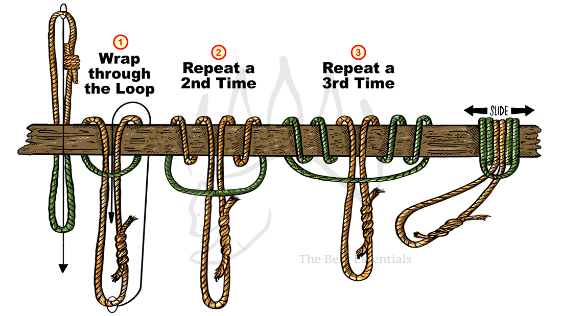 How To Tie the Prusik Knot – The Bear Essentials Outdoors Co.